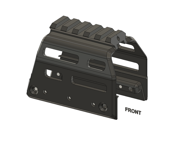Forward Halo Accessory Rail for Flux Raider320 – Tactical Development